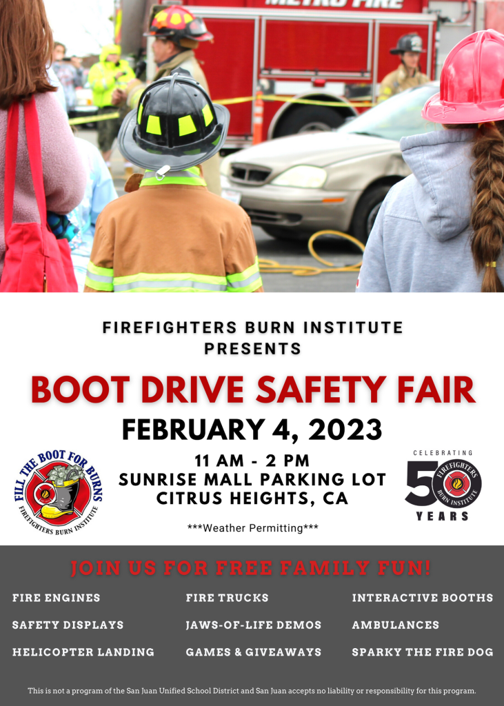 Boot Drive Safety Fair - Sunrise MarketPlace - Citrus Heights