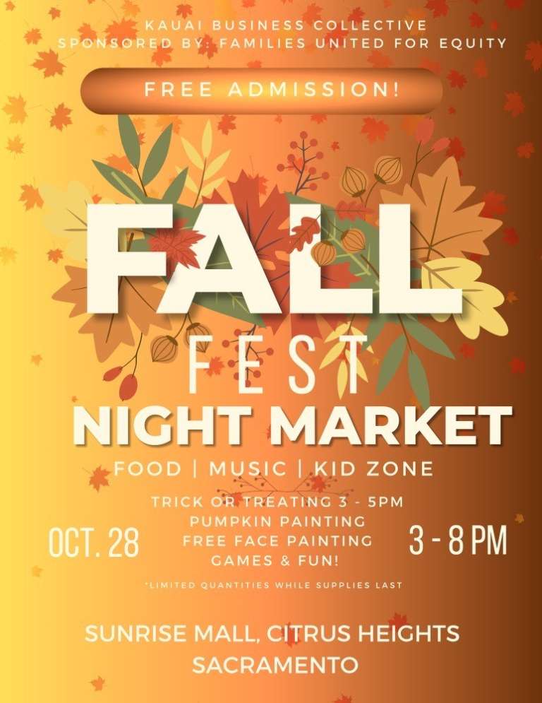 Fall Fest Night Market - Sunrise MarketPlace - Citrus Heights