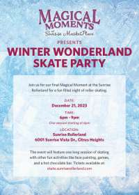 Winter Wonderland Skate Party at Sunrise Rollerland - Sunrise ...